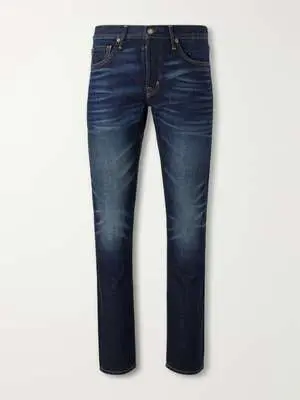TOM FORD Slim-leg Selvedge Jeans - Navy