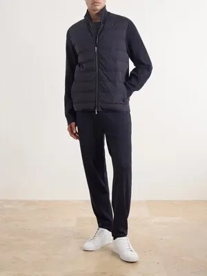 Orlebar Brown Quilted Shell And Merino Wool Down Jacket