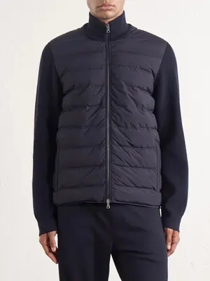 Orlebar Brown Quilted Shell And Merino Wool Down Jacket