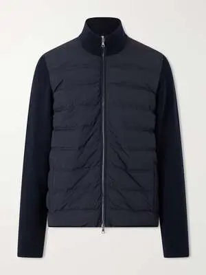 Orlebar Brown Terrence Iii Quilted Shell And Merino Wool Down Jacket - Navy