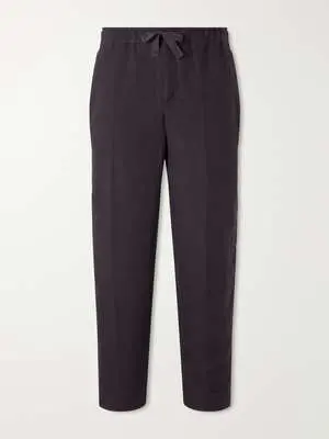 Orlebar Brown Alex Straight-leg Linen Trousers - Brown