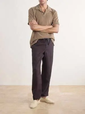 Orlebar Brown Alex Straight-leg Linen Trousers