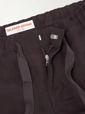 Orlebar Brown Alex Straight-leg Linen Trousers