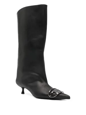 DIESEL® Venus Leather Boots - Black