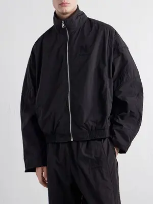 NAHMIAS Logo-embroidered Shell Jacket