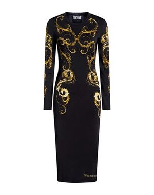 Versace Midi Dress Size Viscose, Elastane