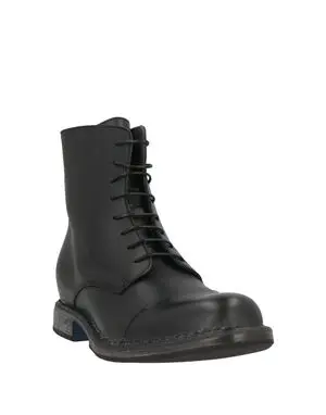 Moma Lace-up Ankle Boots In Calfskin - Black