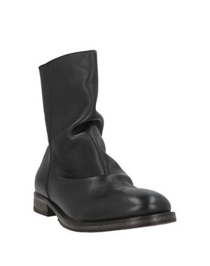 Moma Dark Calfskin Ankle Boots - Black