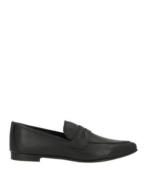 DIVINE FOLLIE Leather Loafers - Black