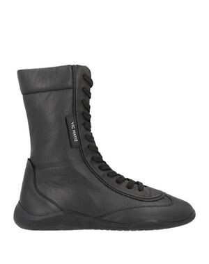 VIC MATIE Leather Lace-up Ankle Boots
