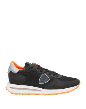 Philippe Model Sneakers Size Leather, Textile Fibers - Black