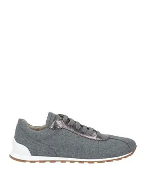 Brunello Cucinelli Textile Fibers And Leather Low-top Sneakers