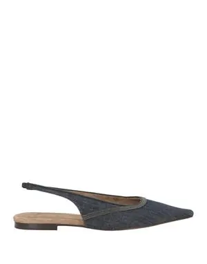Brunello Cucinelli Textile Fibers Ballet Flats - Blue