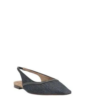 Brunello Cucinelli Textile Fibers Ballet Flats - Blue