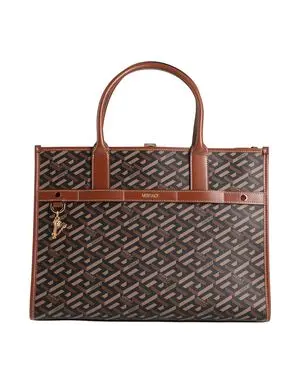 Versace Handbag Polyurethane, Calfskin