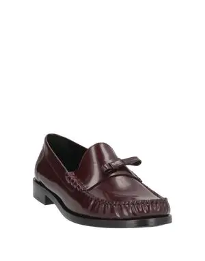 STUART WEITZMAN Leather Loafers With Bow Detailing