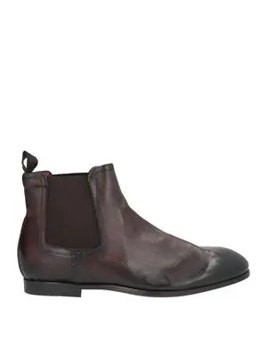 STURLINI Ankle Boots Burgundy Size Leather
