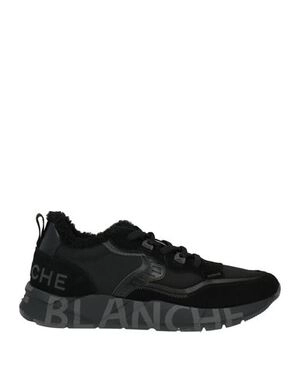 VOILE BLANCHE Sneakers Size Leather, Textile Fibers - Black