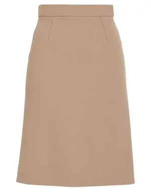 Dolce & Gabbana Midi Skirt Sand Size Virgin Wool