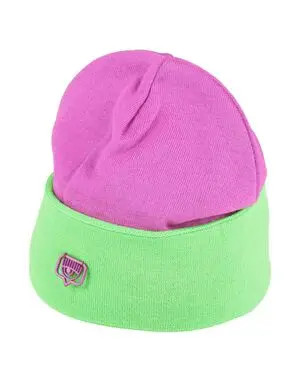 CHIARA FERRAGNI Hat Size Acrylic, Wool - Purple