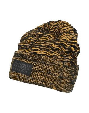 MAISON MARGIELA Hat Marigold Size Acrylic, Virgin Wool, Polyamide, Mohair Wool - Yellow