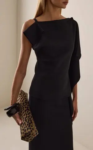 HOUSE OF DAGMAR Draped Knit Top