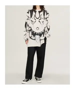 Y3 Chito Graphic Long Sleeve Tee