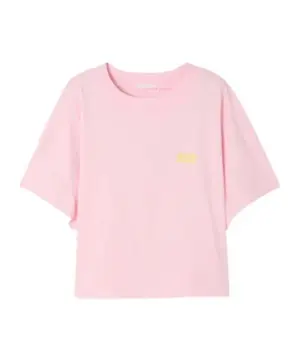 American Vintage Short-sleeve Crew-neck T-shirt - Pink