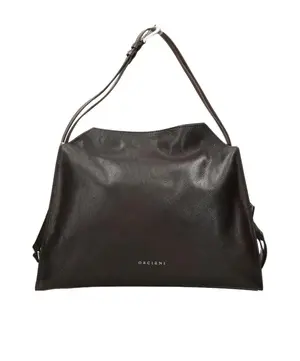 Orciani Logo-embellished Shoulder Bag - Brown