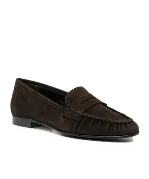 AeydĒ Aldous Suede Penny-slot Loafers