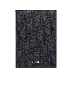 Dior Passport Cover - Black