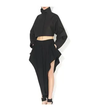 Alaïa High-neck Cropped Jacket