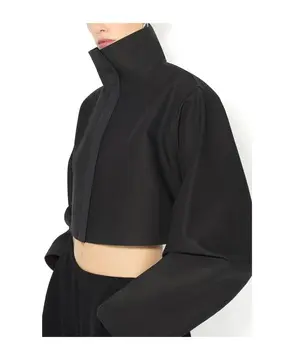 Alaïa High-neck Cropped Jacket