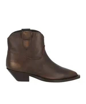 VIA ROMA 15 Pointed-toe Ankle Boots - Dark Brown