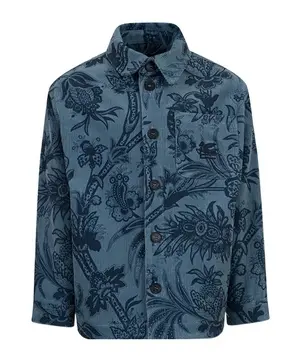 Etro Paisley-print Corduroy Shirt