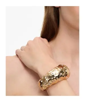 SELF-PORTRAIT Mottled Crystal Bangle