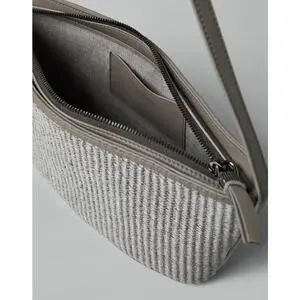 Brunello Cucinelli Monili Detail Woven Shoulder Strap Bag