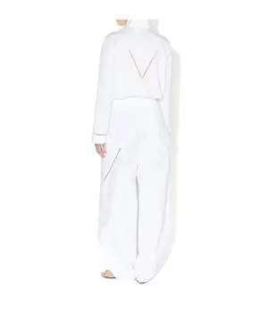 Alaïa High-waist Wide-leg Pants