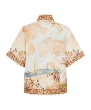 Zimmermann Mahon Short-sleeved Shirt