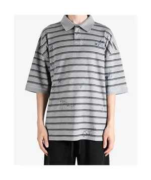 Vetements Striped Polo Shirt