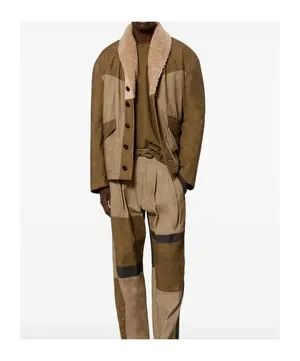 Isabel Marant Étoile Oversized Patchwork Jacket With Shawl Collar
