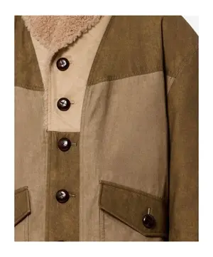 Isabel Marant Étoile Oversized Patchwork Jacket With Shawl Collar