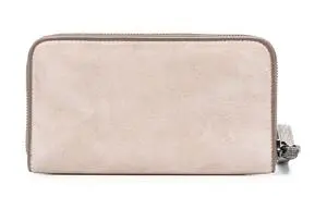 Brunello Cucinelli Debossed-logo Suede Wallet