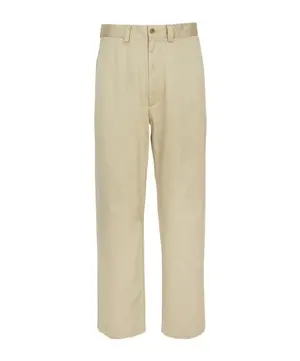 Nanamica Wide-leg Twill Casual Pants - Khaki