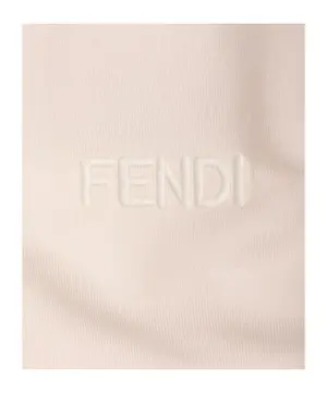 Fendi Logo-embroidered Peter Pan-collar Babygrow Set