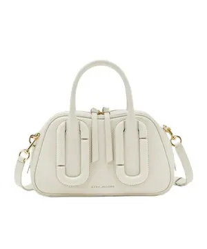 Marc Jacobs Dual Handle Shoulder Bag With Gold-tone Hardware - Cloud Whit