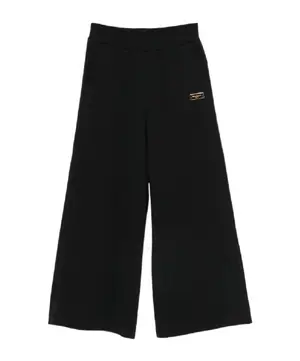 Balmain Logo-plaque Trousers - Black