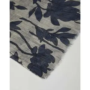 Brunello Cucinelli Floral-print Linen Scarf