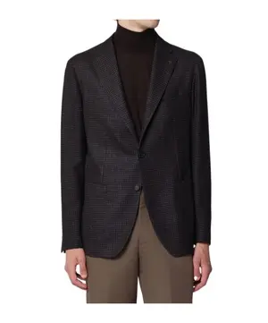 Tagliatore Single-breasted Blazer - Dark Brown