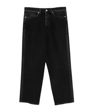 NINE:INTHE:MORNING Casual Trousers With Belt Loops - Black